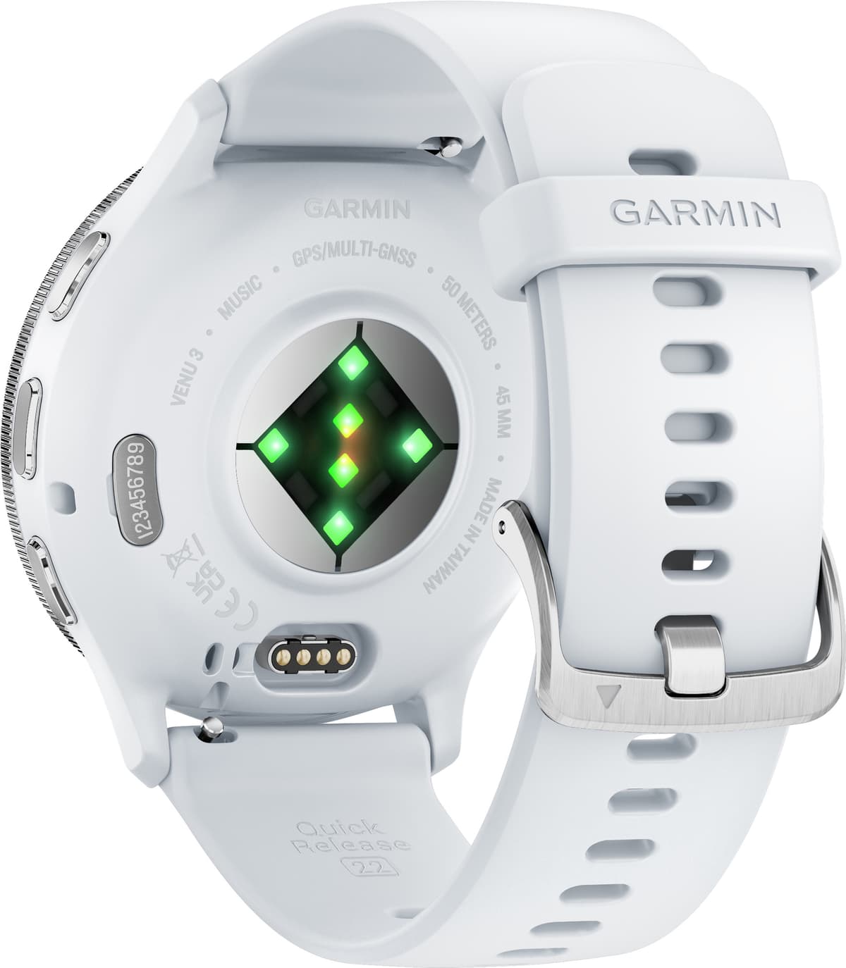 Garmin Venu 3 smartklokke (hvit) - Elkjøp