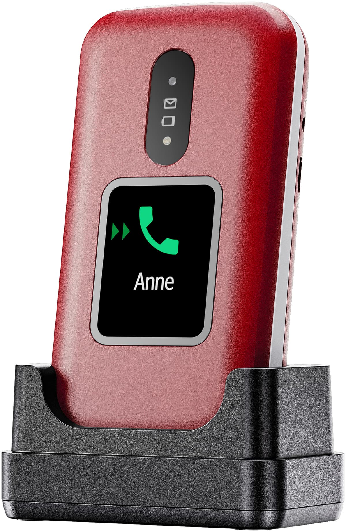 Doro 2881 mobiltelefon (röd) - Elgiganten