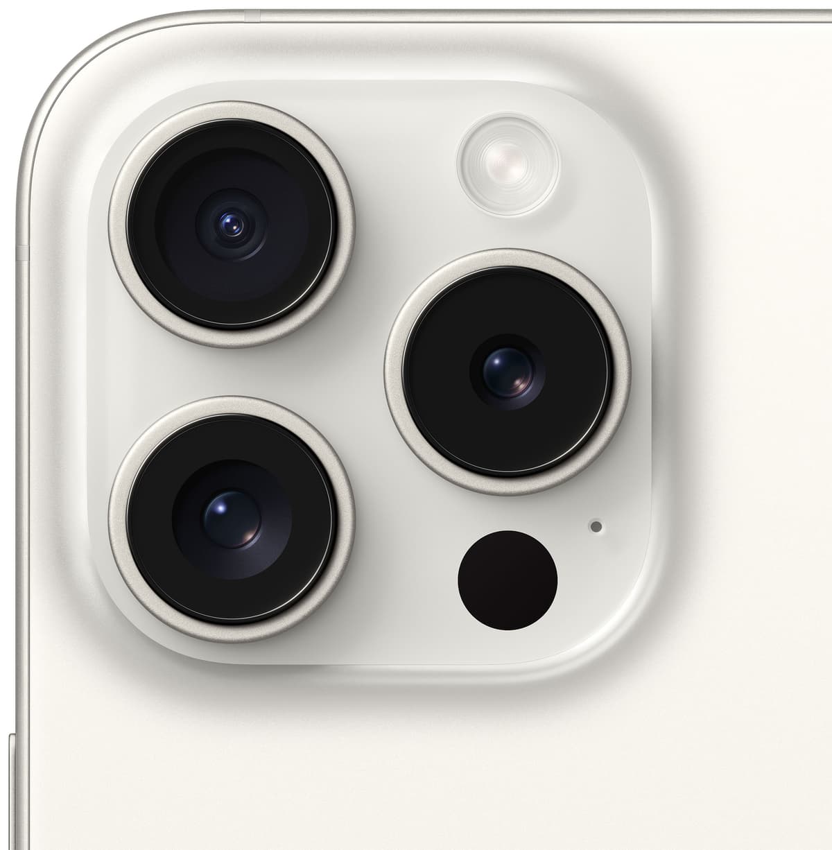 iPhone 15 Pro 5G smarttelefon 128GB Hvit Titan - Elkjøp