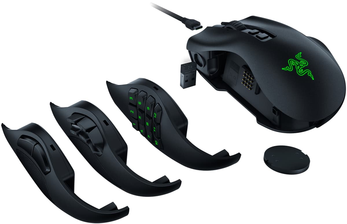 Razer Naga V2 Pro trådløs gaming mus | Elgiganten | Elgiganten