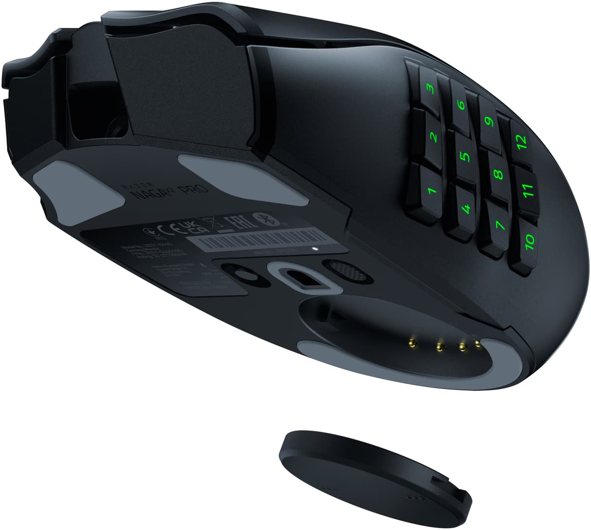 Razer Naga V2 Pro trådløs gamingmus - Elkjøp
