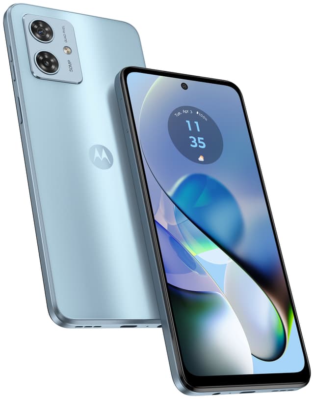 Motorola Moto G54 5G smartphone 8/256GB (Glacier Blue) - Elgiganten