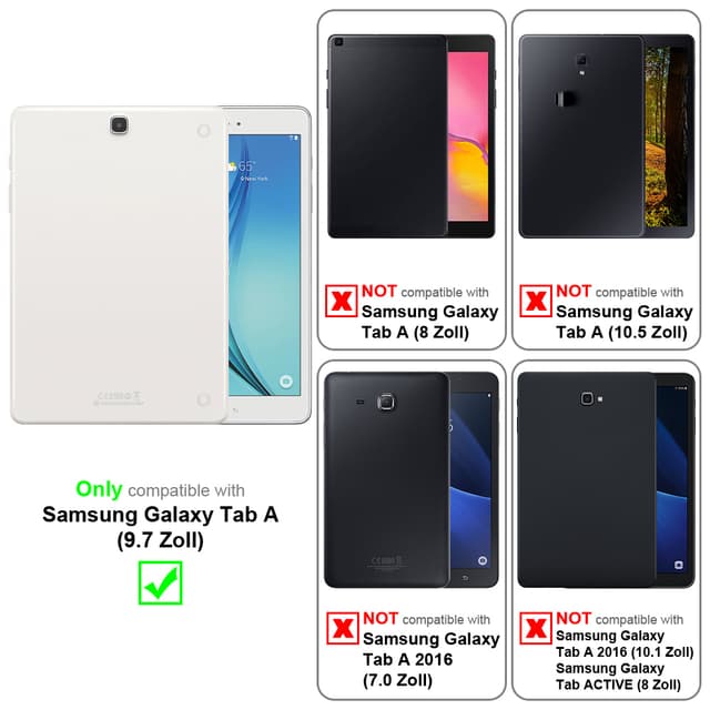 Samsung Galaxy Tab A (9.7 Tull) Skyddsglas Skyddsfilm - Elgiganten