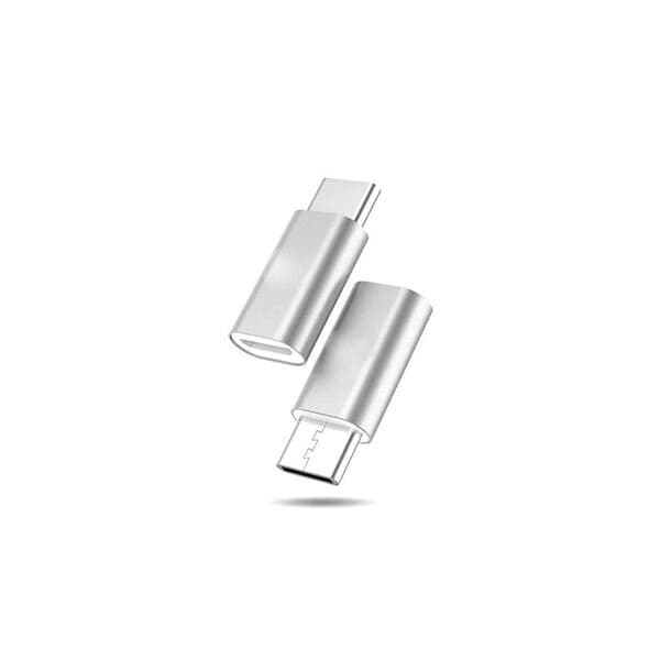 Adapter USB-C til Micro-USB - sølv - Elkjøp