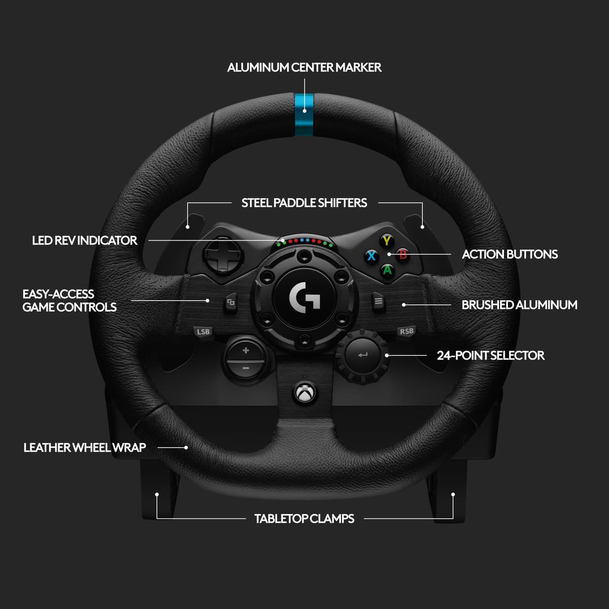 Logitech G923 Xbox racingratt og pedaler - Elkjøp | Elkjøp