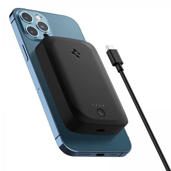 Spigen Powerbank ArcHybrid Portable Wireless Charger 7.5W MagFit - Elkjøp