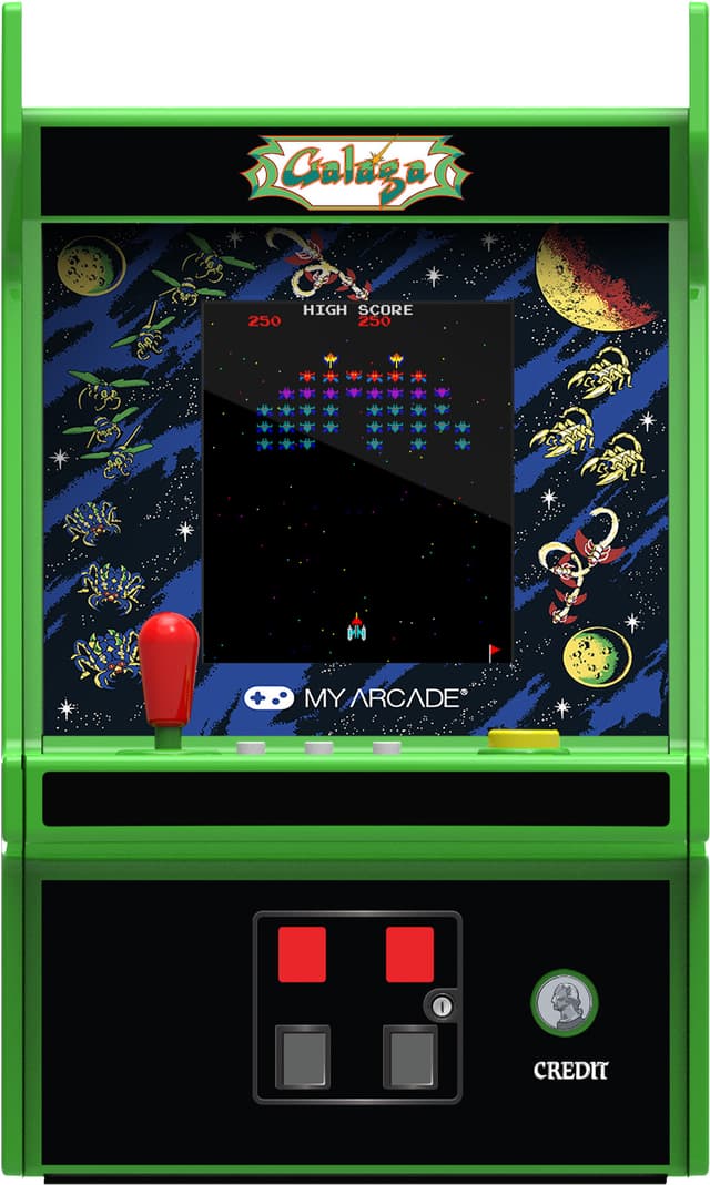 My Arcade Micro Player Pro 6,7” Galaga 2in1 retropelikonsoli - Gigantti verkkokauppa