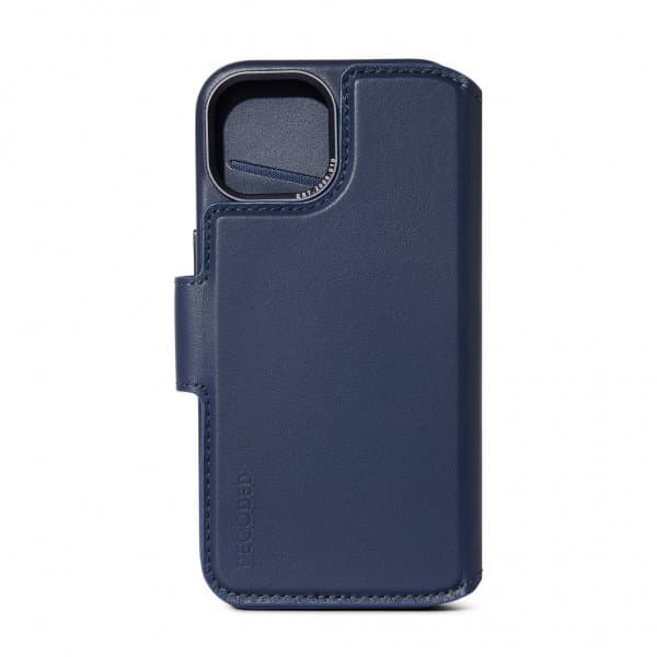 Decoded iPhone 15 Pro Max Etui Leather Detachable Wallet True Navy - Elkjøp
