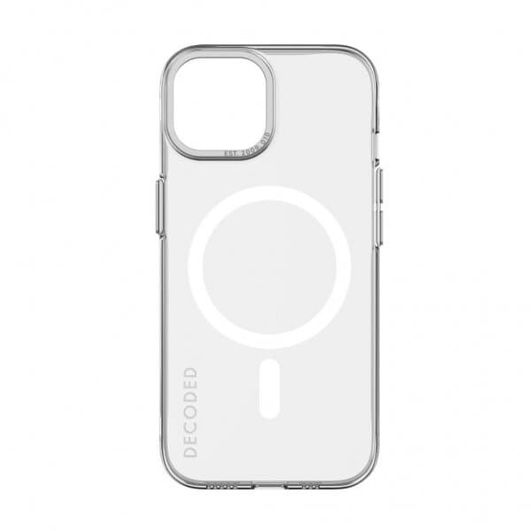 Decoded iPhone 15 Deksel Recycled Plastic Clear Case Transparent - Elkjøp