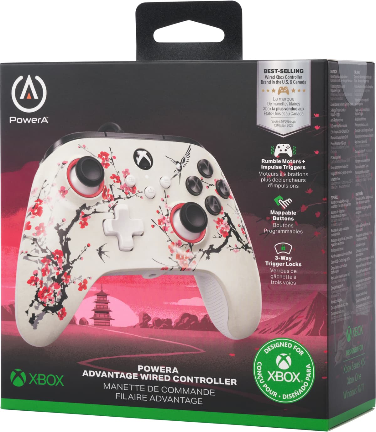PowerA Xbox Advantage USB-C kablet kontroller Warriors Nirvana Edition ...