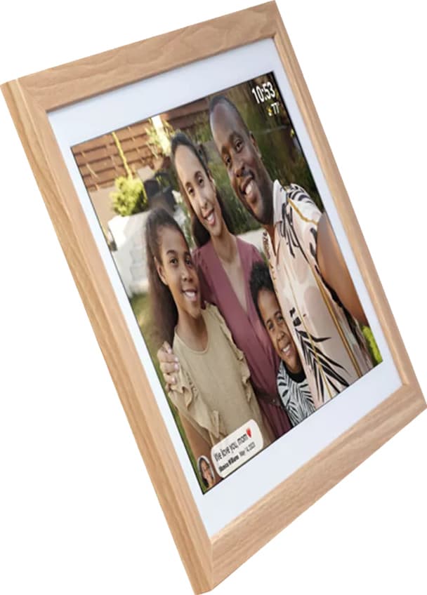 Denver Frameo 21,5" social fotoramme PFF-2162LW (brun) | Elgiganten