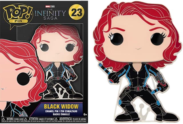Funko Pin Badge Marvel Infinity Saga Black Widow - Elkjøp