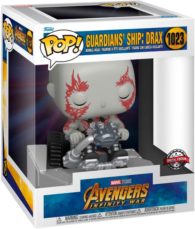 Funko Pop! Deluxe Exclusive Guardians' Ship Drax figur - Elkjøp