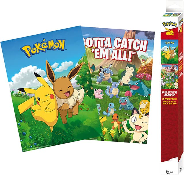 GB eye Pokemon Enironments plakater (2 stk.) - Elkjøp
