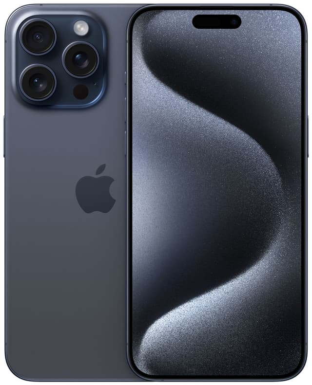 iPhone 15 Pro Max 5G smarttelefon 512GB Blå Titan - Elkjøp