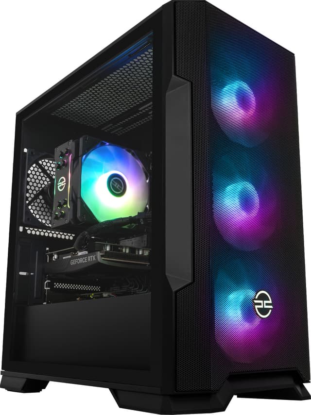 PCSpecialist Core 230 i5-12F/16/1024/4060Ti stasjonær gaming-PC - Elkjøp