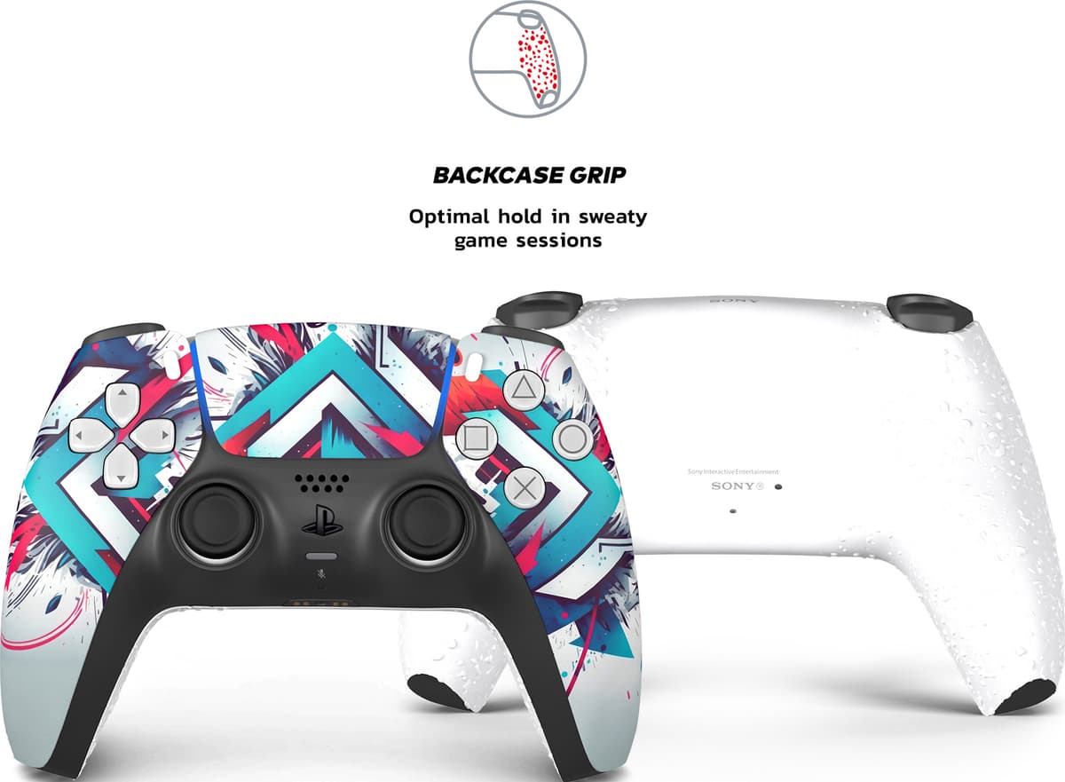 King PS5 trådløs kontroller modell 4 (modern graffite) - Elkjøp | Elkjøp