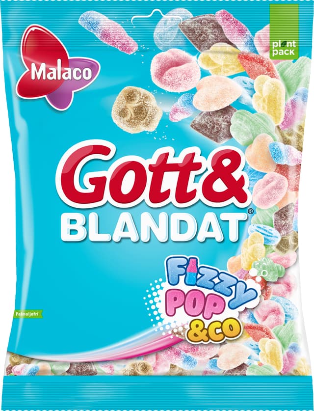 Malaco Gott & Blandat Fizzy Pop & Co - Elgiganten