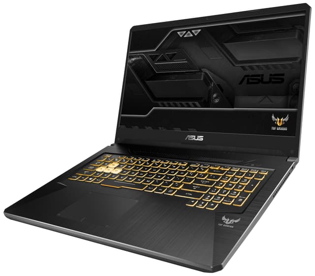 Asus TUF Gaming FX705 17,3" bærbar gaming-PC (gullstål) - Elkjøp