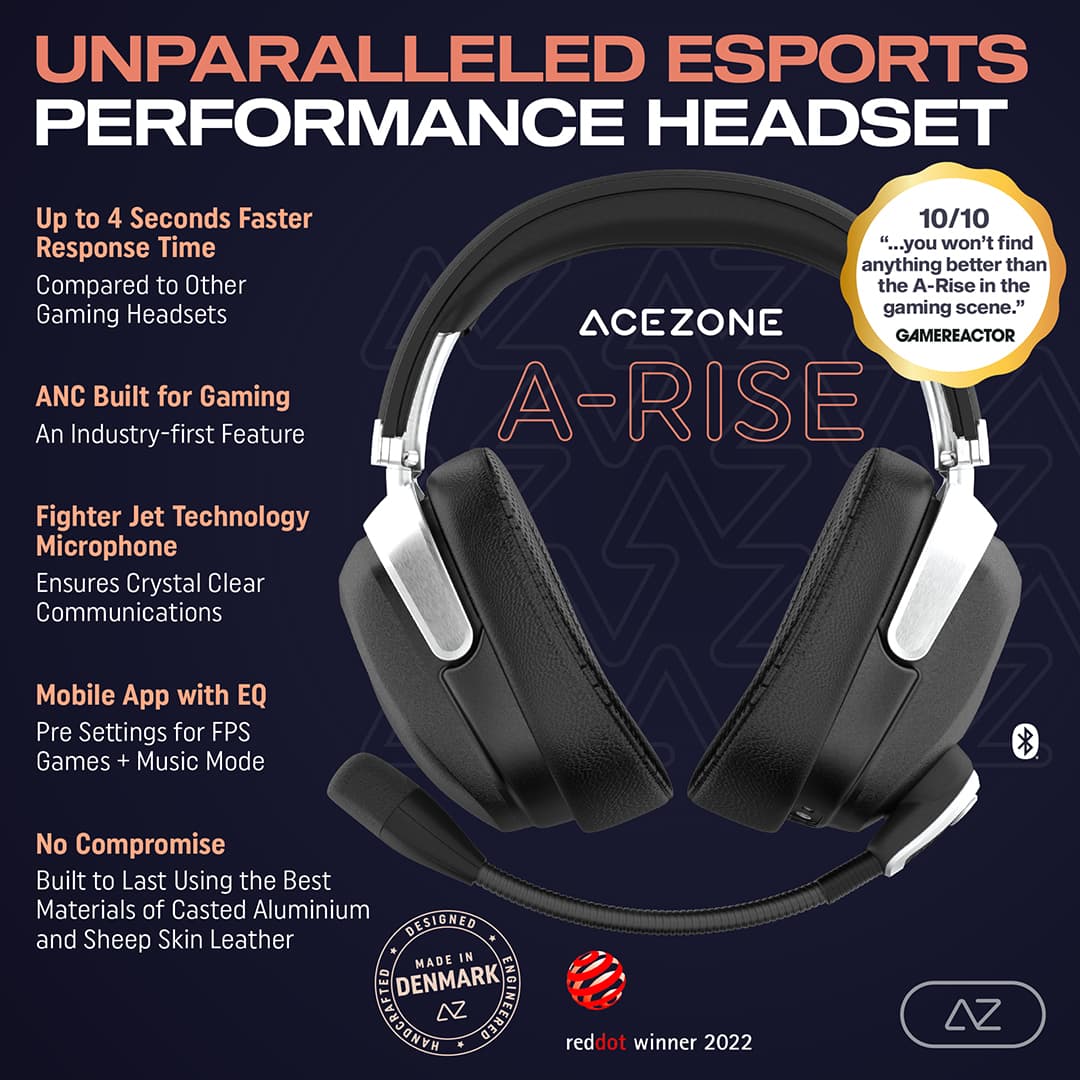 AceZone A-Rise ANC gaming-headset | Elgiganten