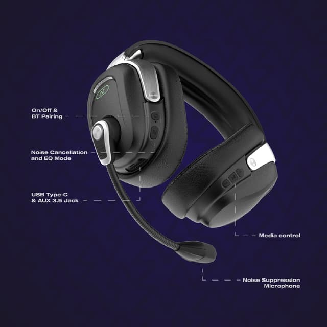 AceZone A-Rise ANC gaming-headset | Elgiganten