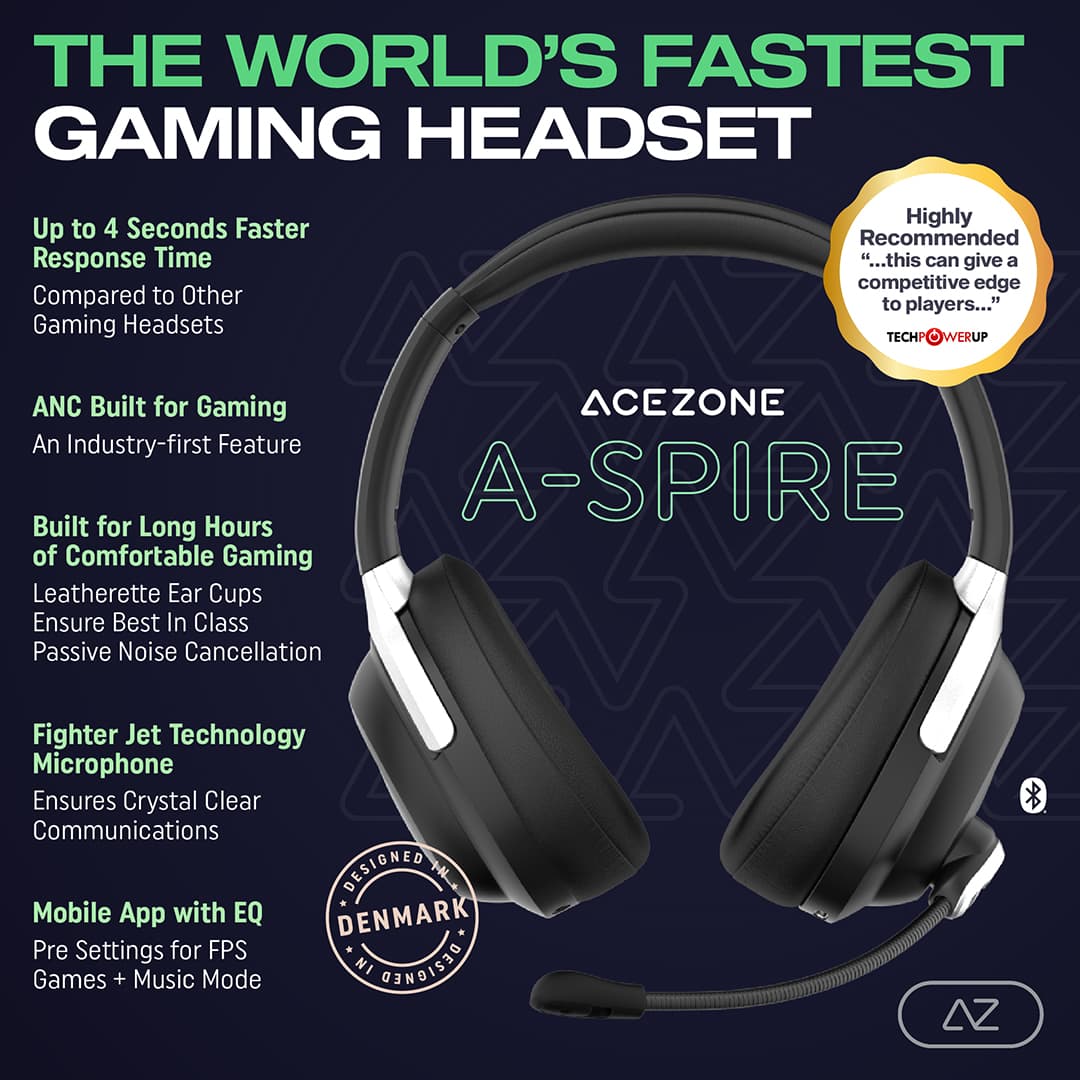 AceZone A-Spire ANC gaming-headset | Elgiganten