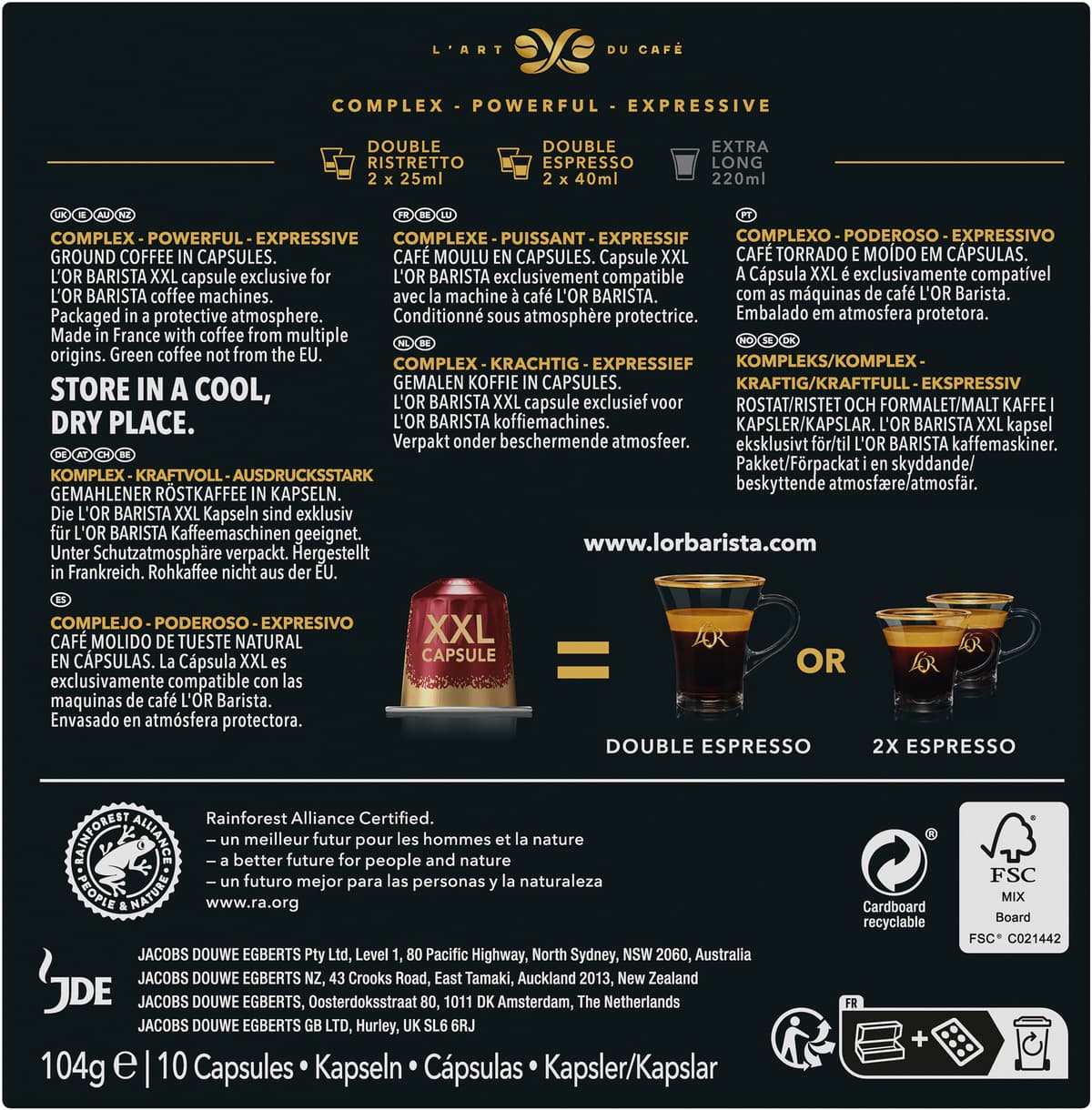 L'Or Double Barista Selection 13 kaffekapsler (10-pk) - Elkjøp | Elkjøp