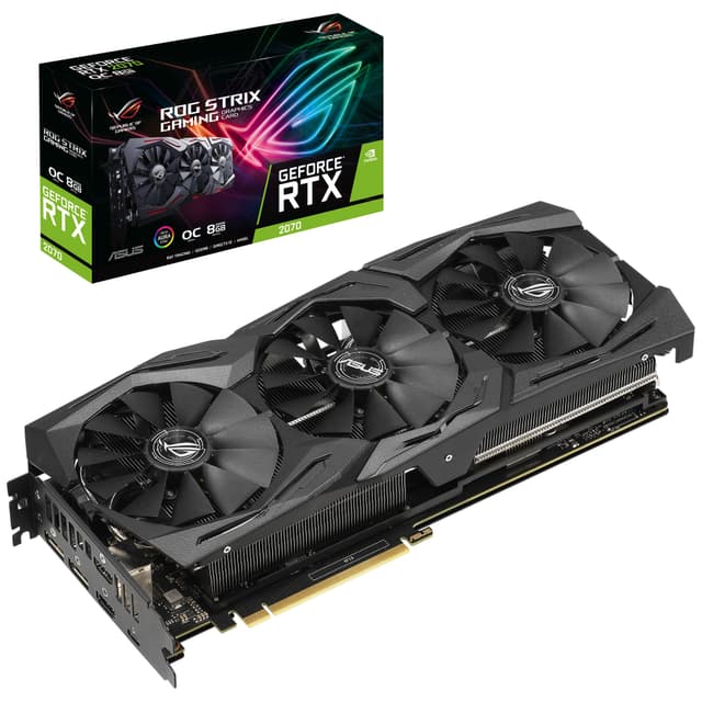 Asus GeForce ROG Strix RTX 2070 OC grafikkort 8G - Elkjøp | Elkjøp