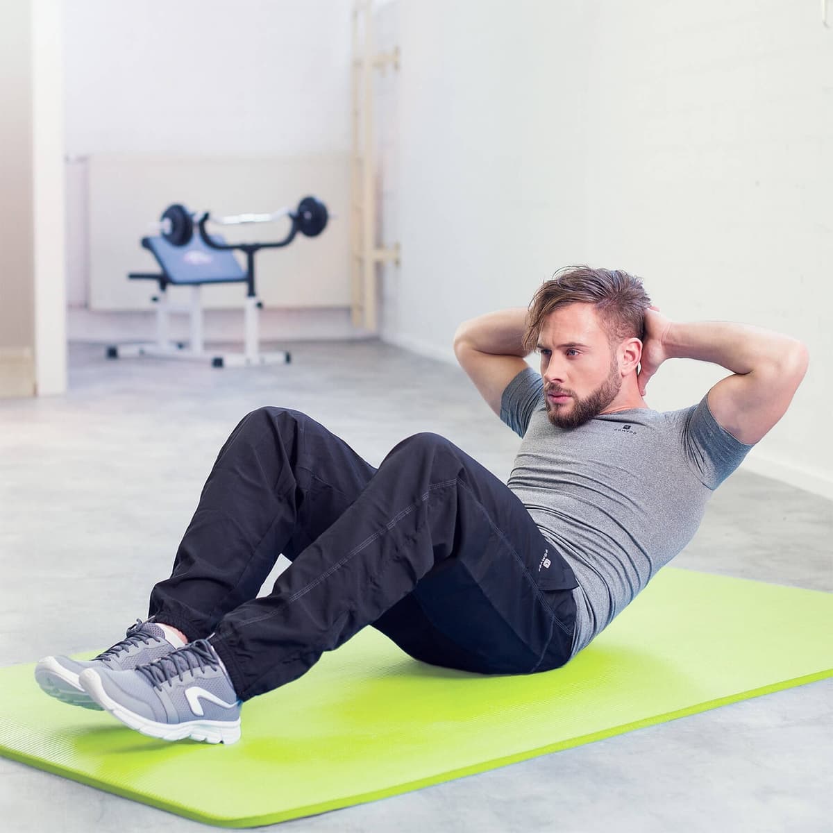 Yogamatte - 180 x 60 x 1,5 cm,grønn - Elkjøp | Elkjøp