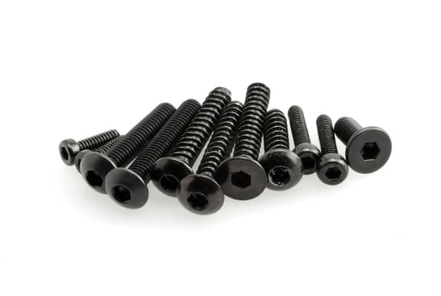 AXA435 M3x10mm Hex Button Head (Black) (10pcs) - Elkjøp