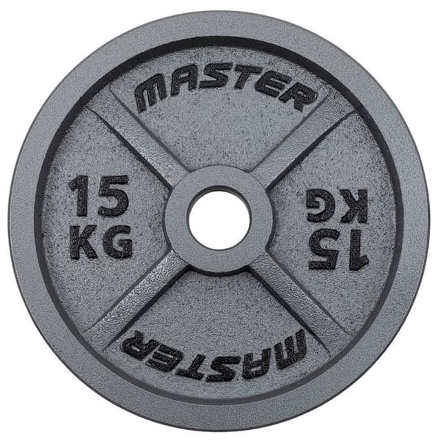 Master Fitness Master Inronplate Machined, Vægtskive jern 15 kg ...