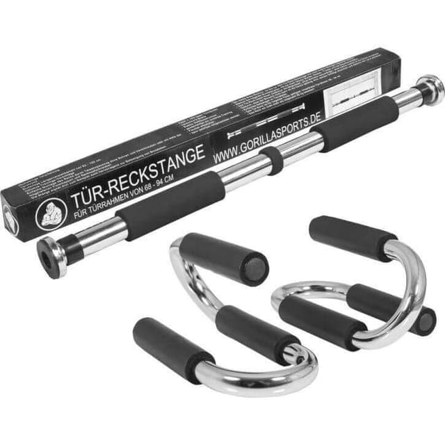Gorilla Sports Chin Bar Dør & Push Up Håndtak - Elkjøp