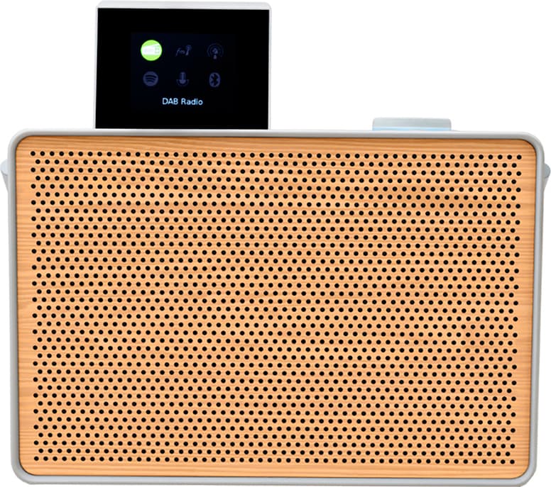 Pure Evoke Play Wood Edition digitalradio (hvit) - Elkjøp | Elkjøp