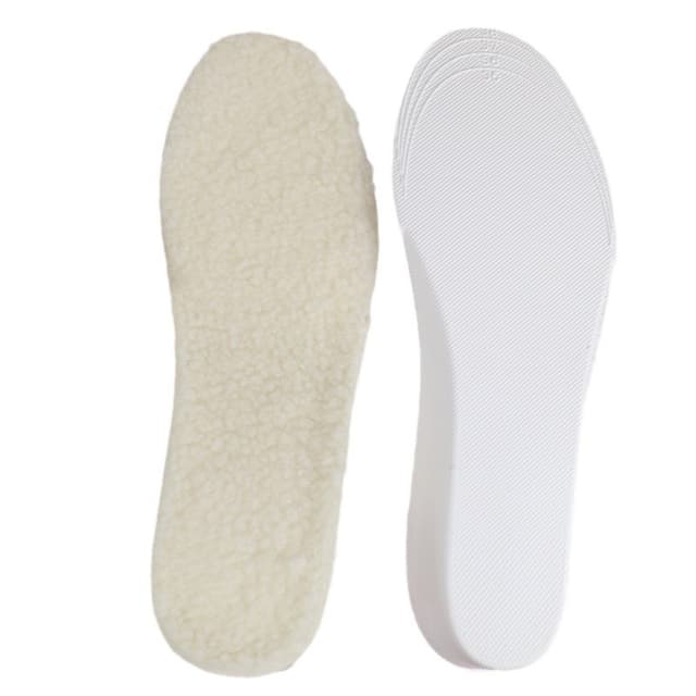 Höjdökande innersulor varma svettabsorberande sulor Vit 24.5 cm ...