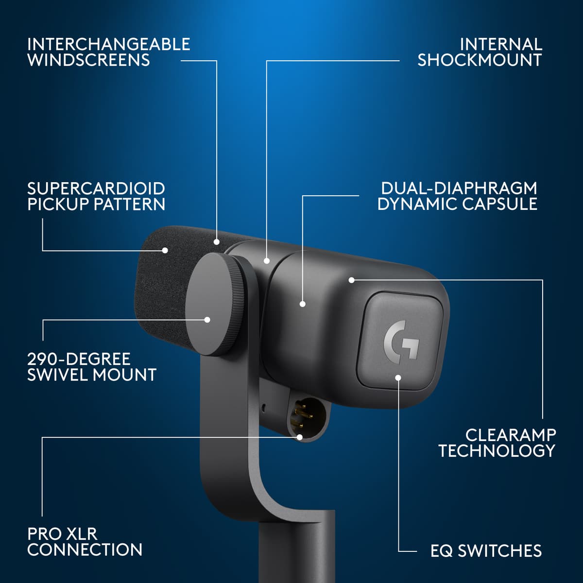 Logitech G Yeti Studio mikrofon (sort) - Elkjøp | Elkjøp