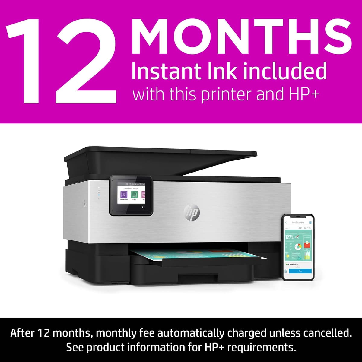 HP OfficeJet Pro 9019e AIO inkjet fargeskriver - Elkjøp
