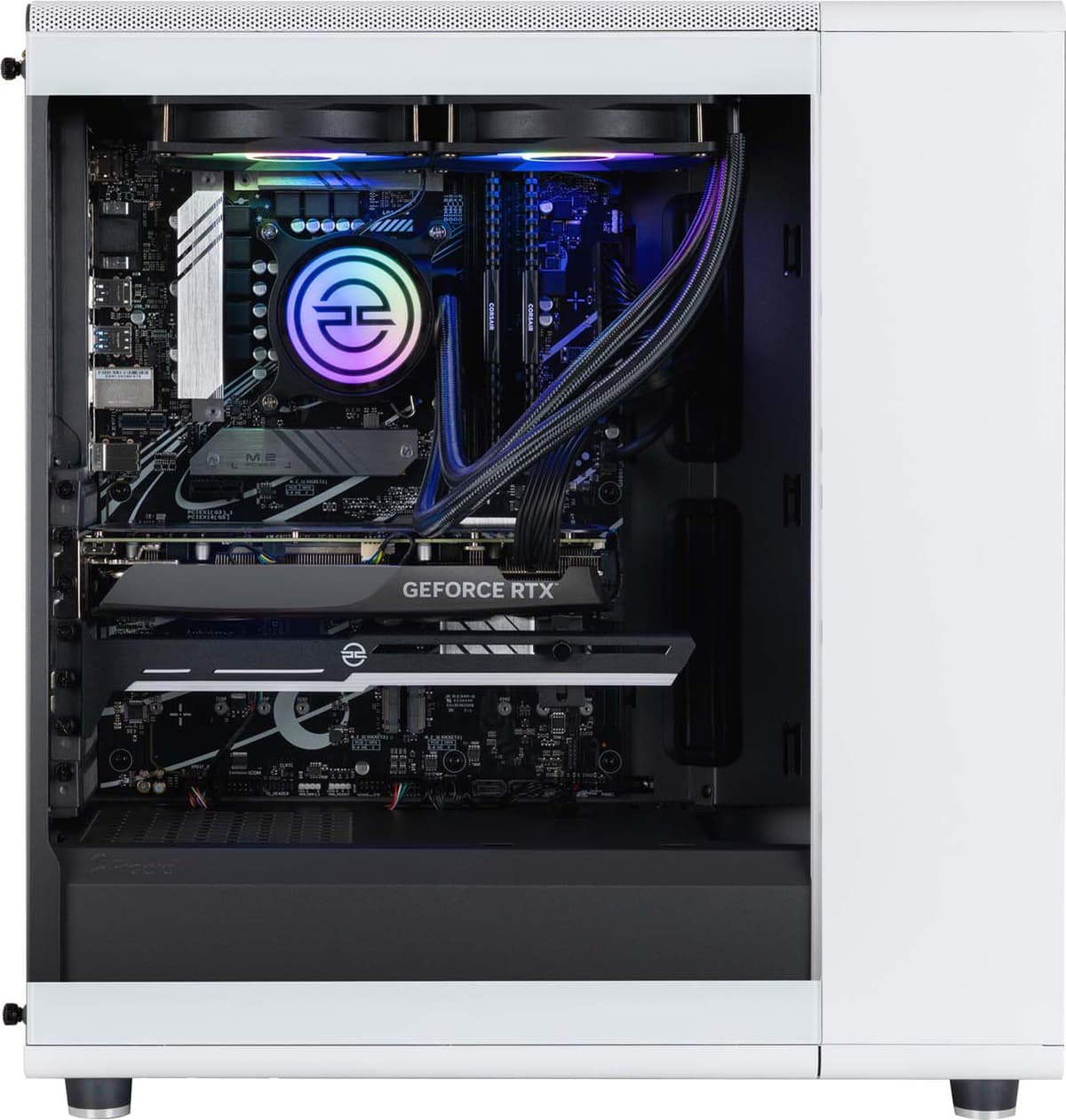 PCSpecialist North 100 i7-14F/16/1000/4070 Super gaming-PC (hvit ...