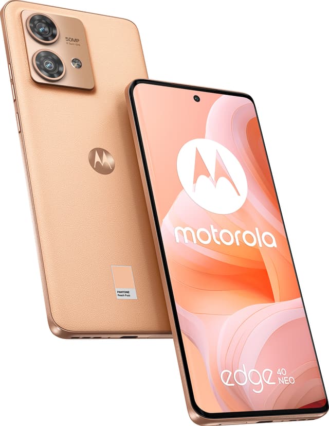 Motorola Edge 40 Neo 5G smartphone 12/256GB (rosa) - Elgiganten
