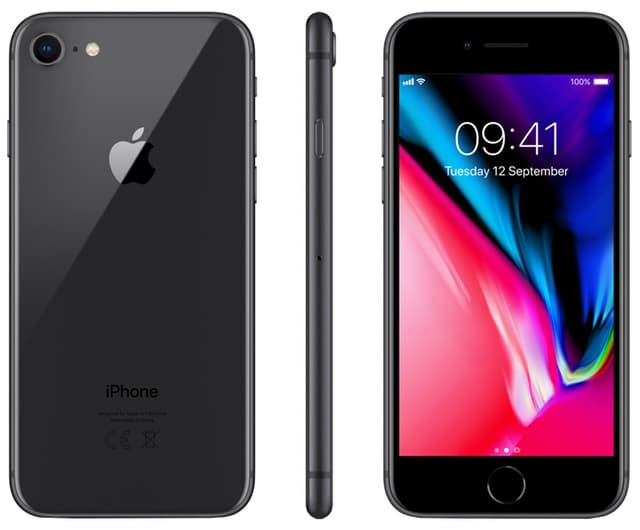 iPhone 8 64 GB (stellargrå) - Elkjøp