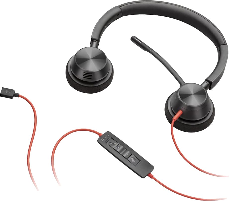 HP Poly Blackwire 3320 headset USB-C - Elkjøp