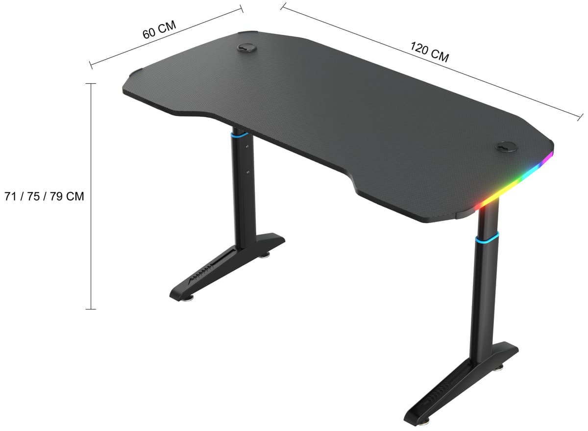 Piranha Base 120 RGB gamingbord - Elkjøp | Elkjøp