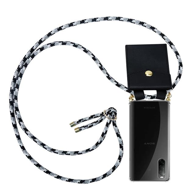 Sony Xperia 10 II Deksel med Halskjede (grå) - Elkjøp | Elkjøp