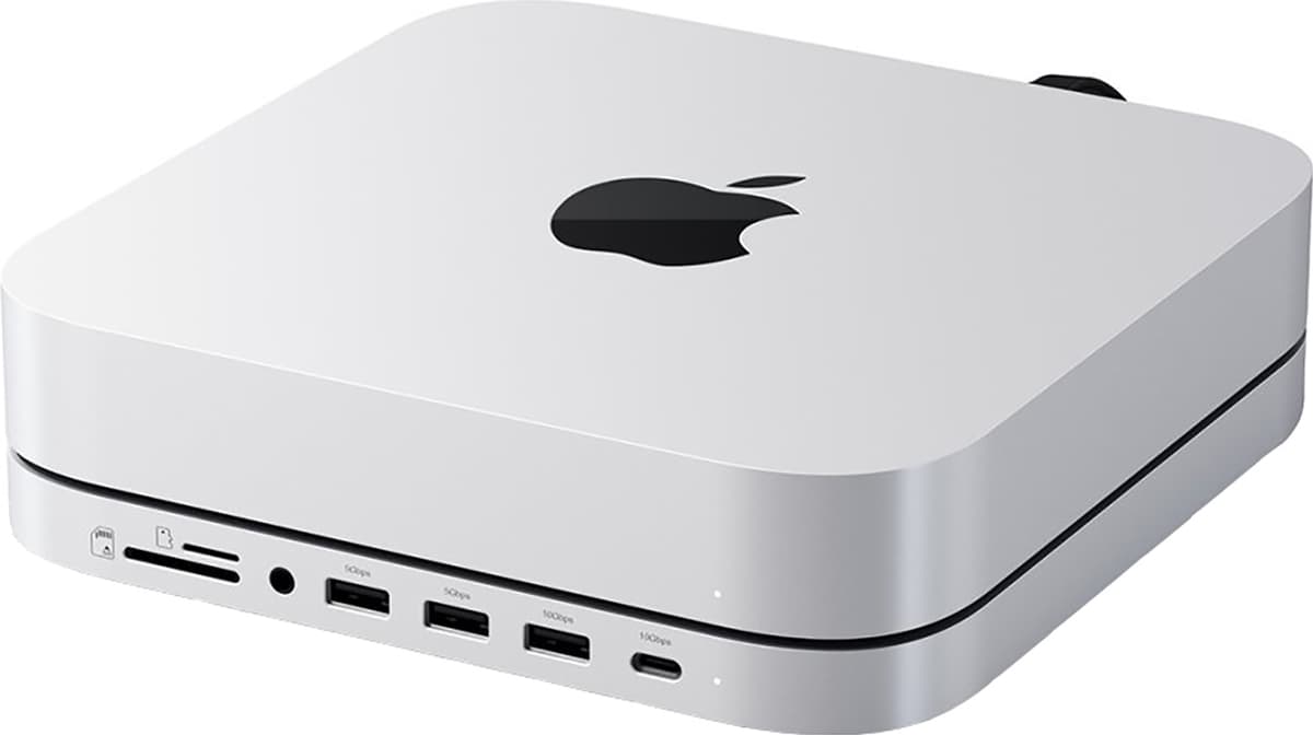 Satechi Mac mini/Studio dokkingstasjon (sølv) - Elkjøp