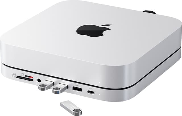 Satechi Mac mini/Studio dockningsstation (silver) - Elgiganten