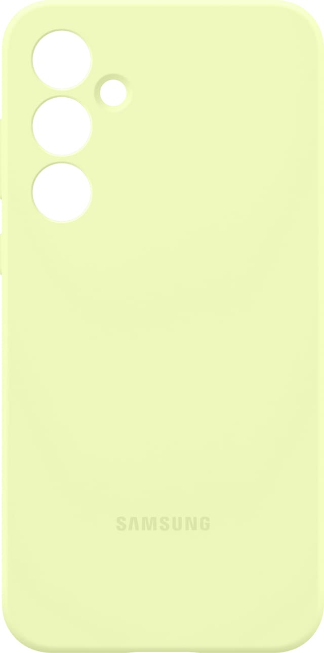 Samsung Galaxy A55 5G Silicone deksel (lime) - Elkjøp