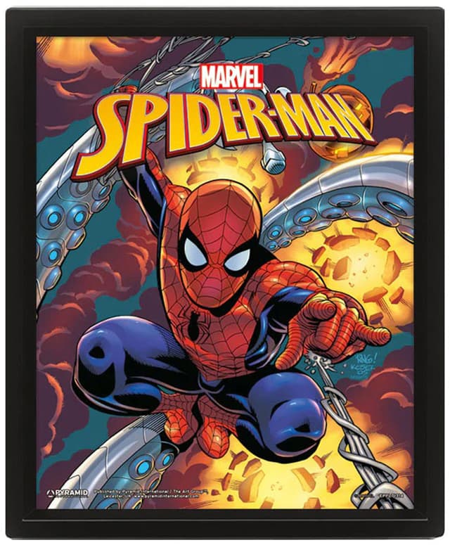 Pan Vision Marvel 3D-plakat (Spiderman) | Elgiganten | Elgiganten