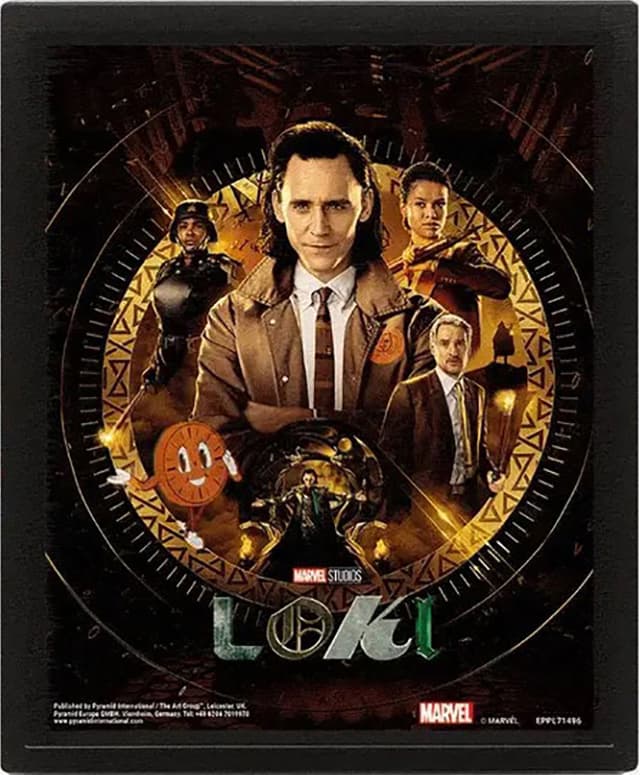 Pan Vision Loki 3D-poster (Glorious Purpose) - Elgiganten - Elgiganten