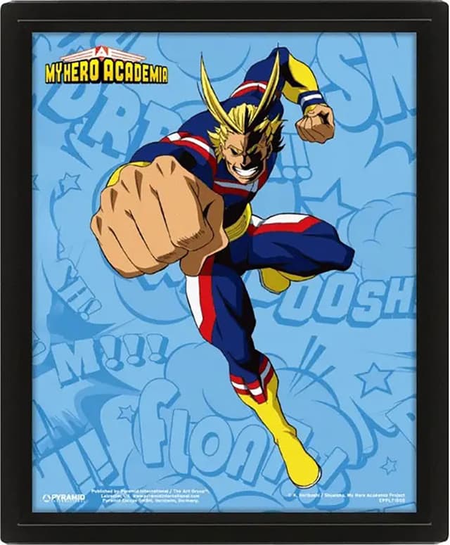 Pan Vision My Hero Academia 3D-poster (Allmight) - Elgiganten