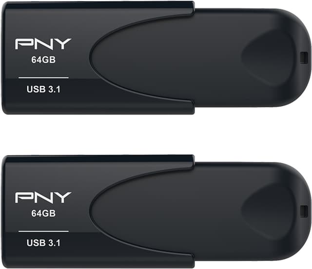 PNY Attache 4 USB 3.1 minnepenn 64 GB (2-pakning) - Elkjøp | Elkjøp