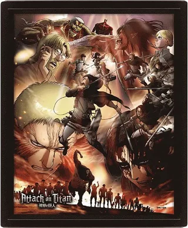 Pan Vision Attack on Titan 3D-poster (S3) - Elgiganten